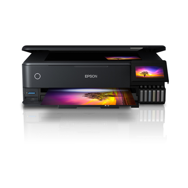Impresora Multifuncional Epson EcoTank L8180 (Color, Wi-Fi, A3+, Dúplex ...